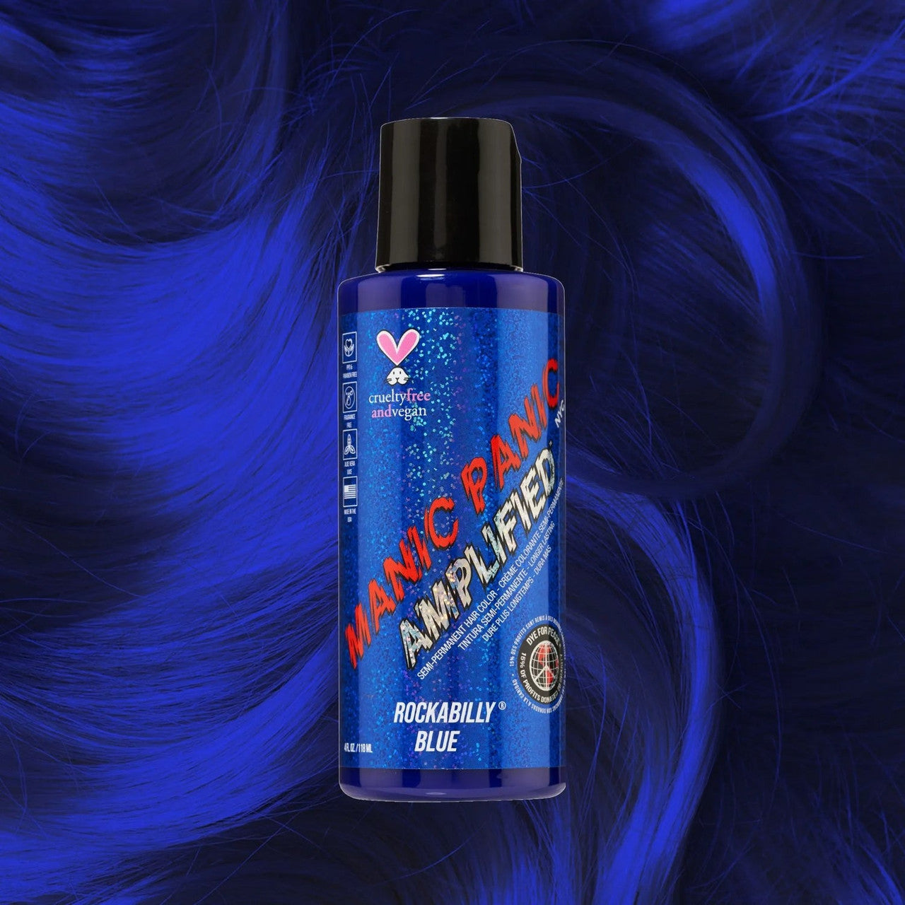 Manic Panic Amplified 118ml - Rockabilly® Blue – Manic Panic Australia ...