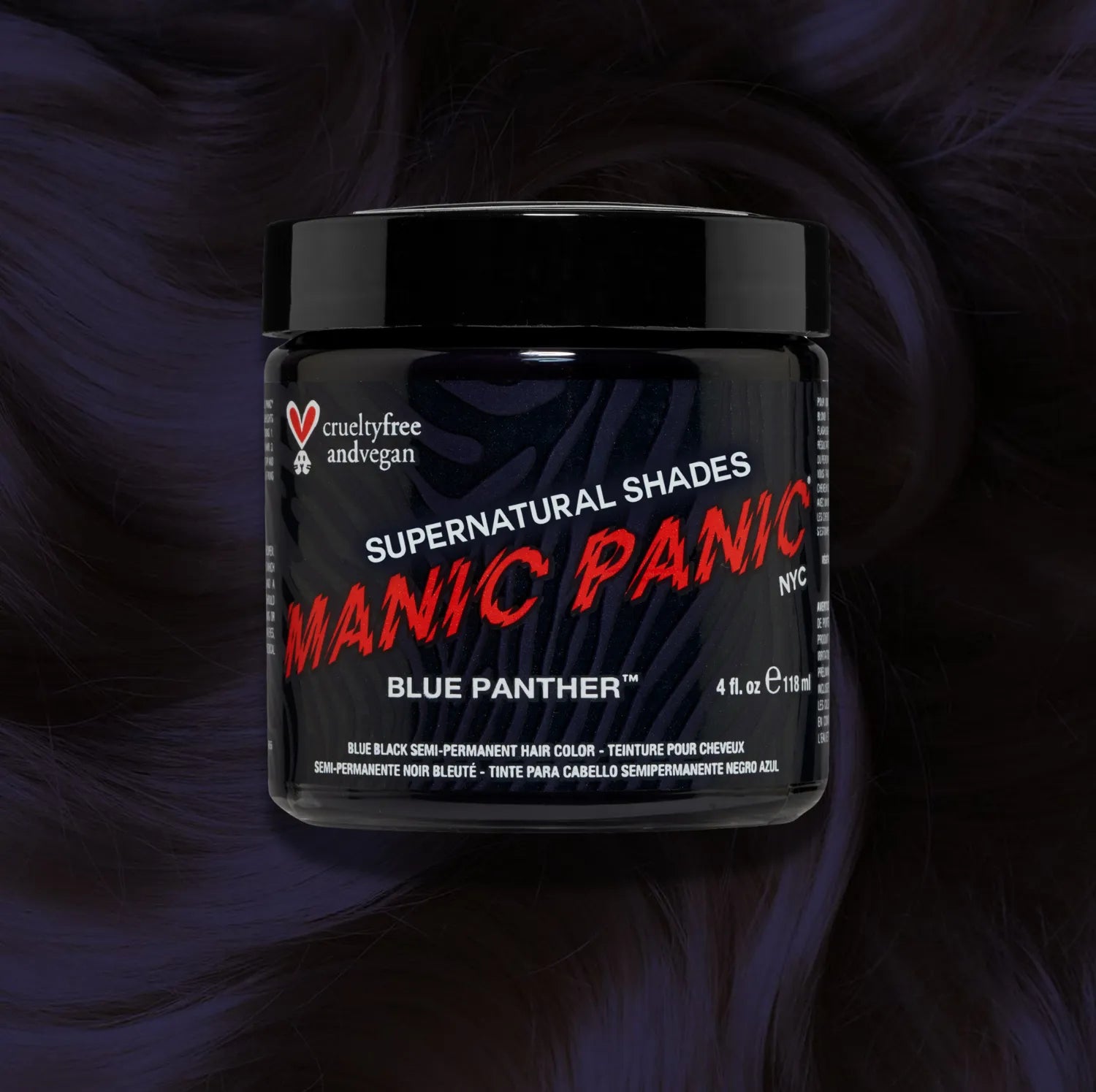 Manic Panic Classic High Voltage 118ml - Blue Panther – Manic Panic ...
